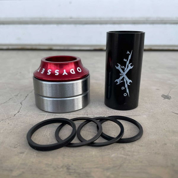 ODYSSEY MID BB セット 22mm / ANODIZEDレッド – BMXショップワンダーランド